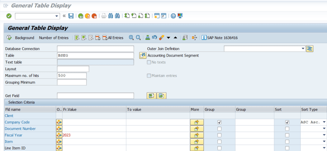 Use SAP transaction SE16H instead of SE16 and SE16N