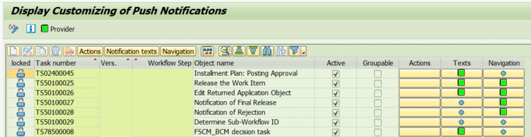 Set up notifications in SAP Fiori