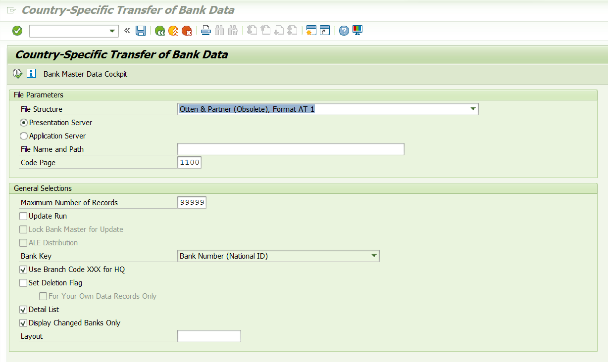 Create Banks massively in SAP | sapfi.eu
